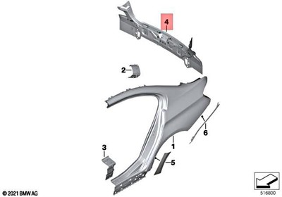 Genuine BMW Rear Body Panel 41347297994 | eBay