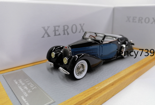 XEROX 1/43 Resin car model Bugatti Type 57 convertible 1936 Limited ...