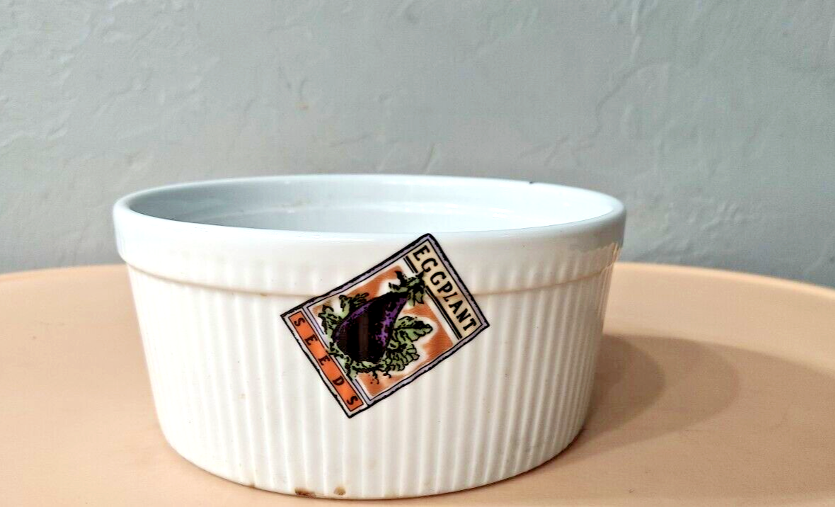 Cordon Bleu BIA Soufflé Dish Vegetable Seed Packet Design Microwave ...