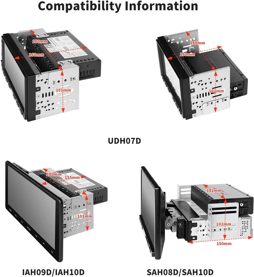 ATOTO F7XE 10IN Double & Single Din Car Stereo SXM Radio with 400W Car ...