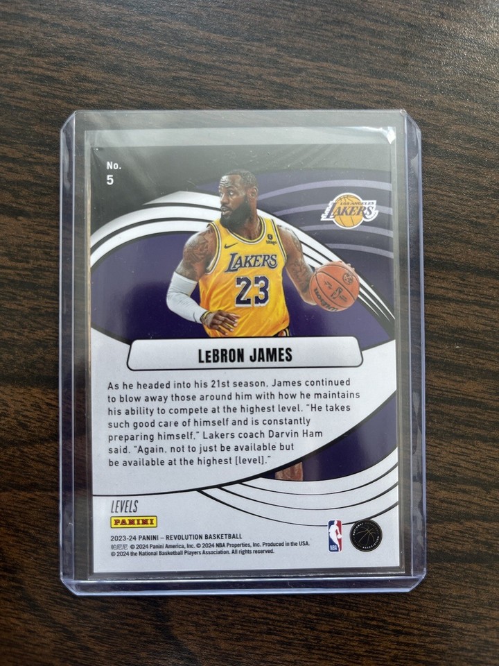 2023-24 Panini Revolution - Supernova Levels #5 LeBron James | eBay