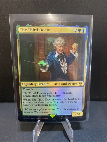 The Third Doctor Foil - WHO 0162 - NM - MTG Magic | eBay