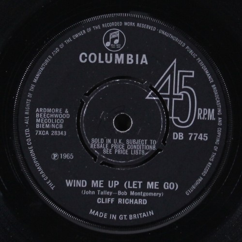 CLIFF RICHARD: wind me up COLUMBIA 7" Single 45 RPM | eBay