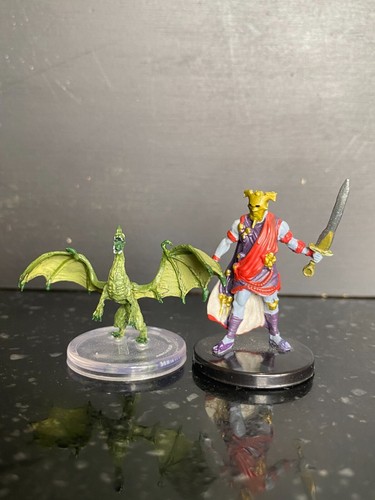 Cradlefall (Green dragon wyrmling) SMALL miniature Wild Beyond the ...