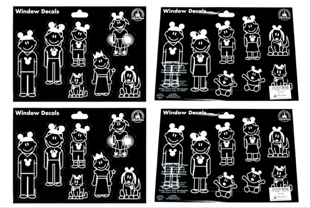 Disney Stick Family Two Daughters