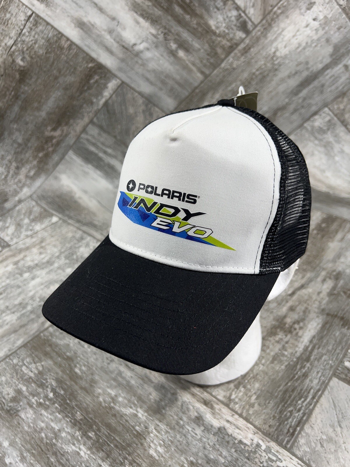 NWT New Polaris Indy Evo Snapback Hat Cap Mesh Back Trucker Style ...