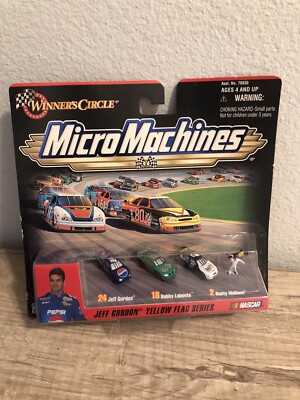 Winner’s Circle NASCAR Micro Machines #24 Jeff Gordon Yellow Flag ...