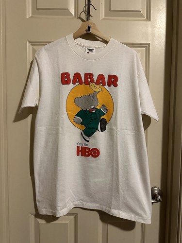 1992 Babar HBO Promo T Shirt Vintage Single Stitch XL | eBay