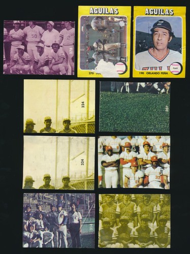 1976-77 Venezuelan League (Topps) "Sticker" -Lot of (14) w/ ORLANDO ...