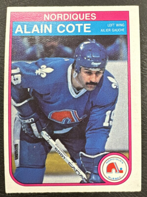 1982-83 O-Pee-Chee OPC Hockey - #281 Alain Cote - Quebec Nordiques | eBay
