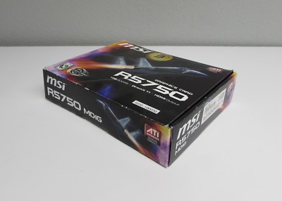 MSI R5750-MD1G Graphics Card / Video Card 1GB DDR5 HDMI, DVI-I, VGA | eBay