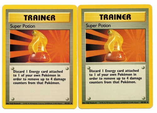 Pokemon Cards: 2x Trainer Super Potion 90/102 Base Set (x2)! EX | eBay