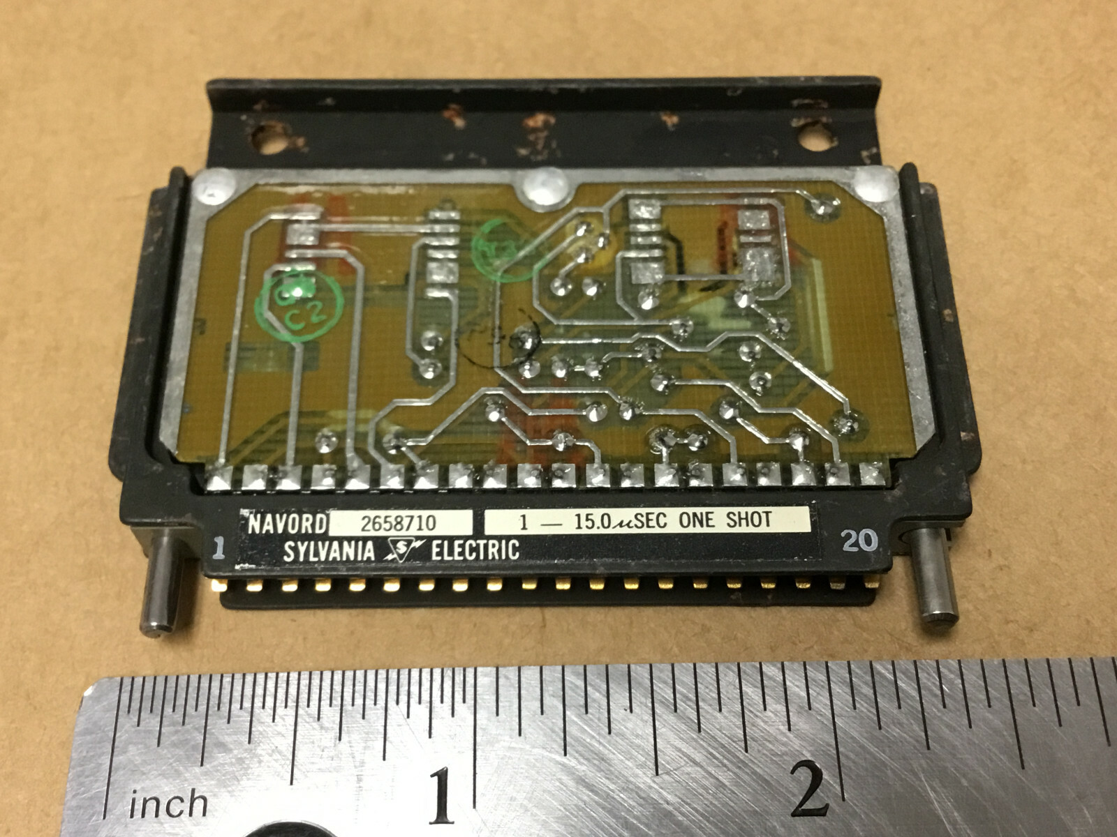 (1 PC) SYLVANIA 2658710 STANDARDIZED ELECTRONIC MODULE NSN# 5963-00-262 ...