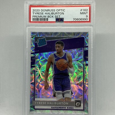 2020-21 Donruss Optic PSA 9 #162 Tyrese Haliburton Scope /249 Rated ...