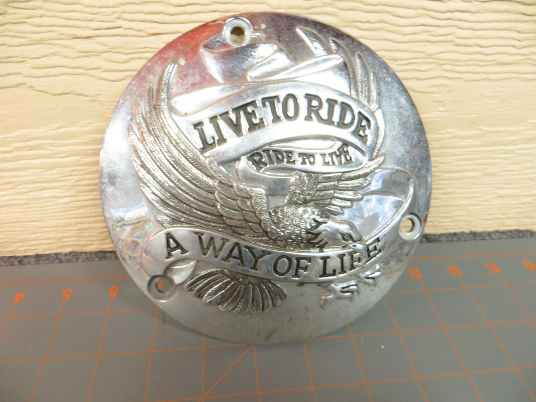 Harley motorcycle Side Cover live to ride ride to live way of life fun ...