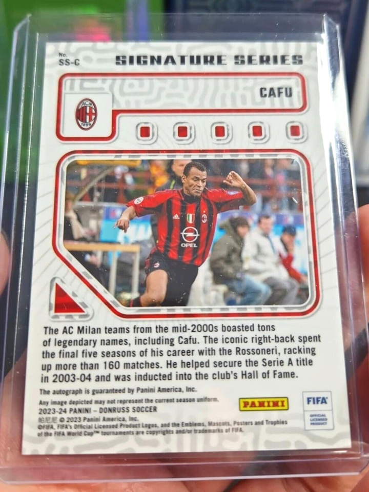 2023-24 Panini Donruss - Cafu Signature Series - AC Milan #SS-C | eBay