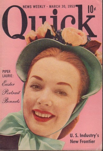 Quick News Weekly March 1953 Piper Laurie Cheesecake Pin Up 091318AME ...