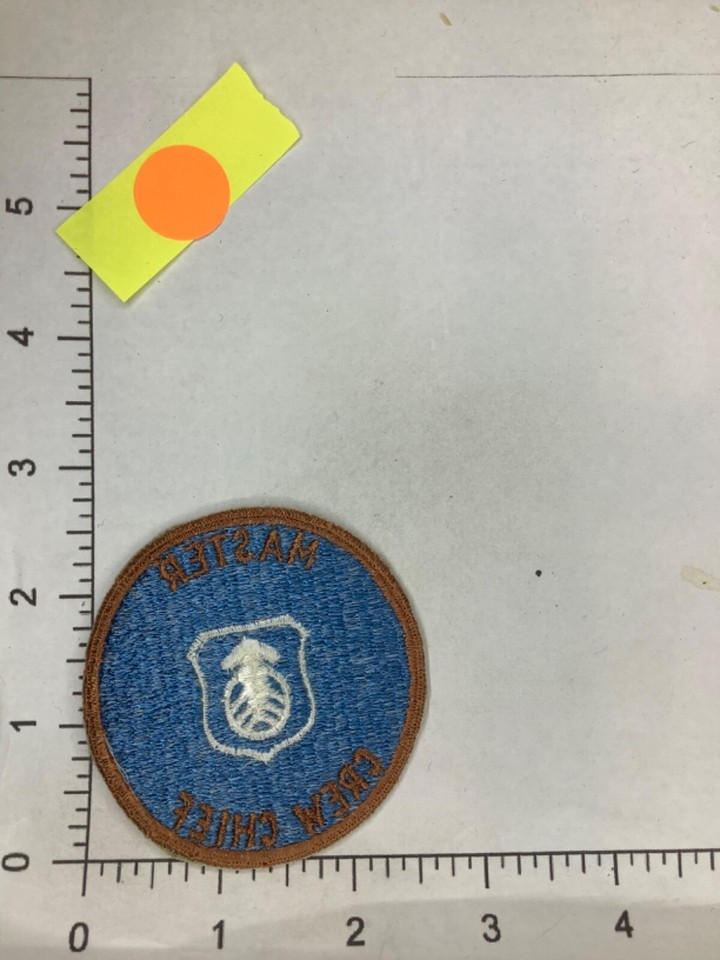 VINTAGE USAF MASTER CREW CHIEF SQUADRON PATCH | eBay