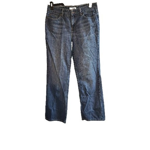 LL Bean Favorite Fit Jeans Sz 10 M/T High Rise Straight Leg Denim | eBay