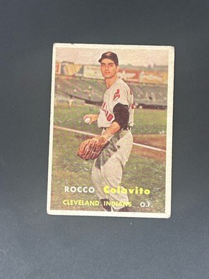 1957 Topps - Rocky Colavito #212 (RC) | eBay