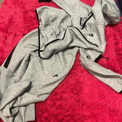 Nike Men's Gray Tracksuit Set Hoodie Zip Jogger Pants Size M CU4490-063 ...