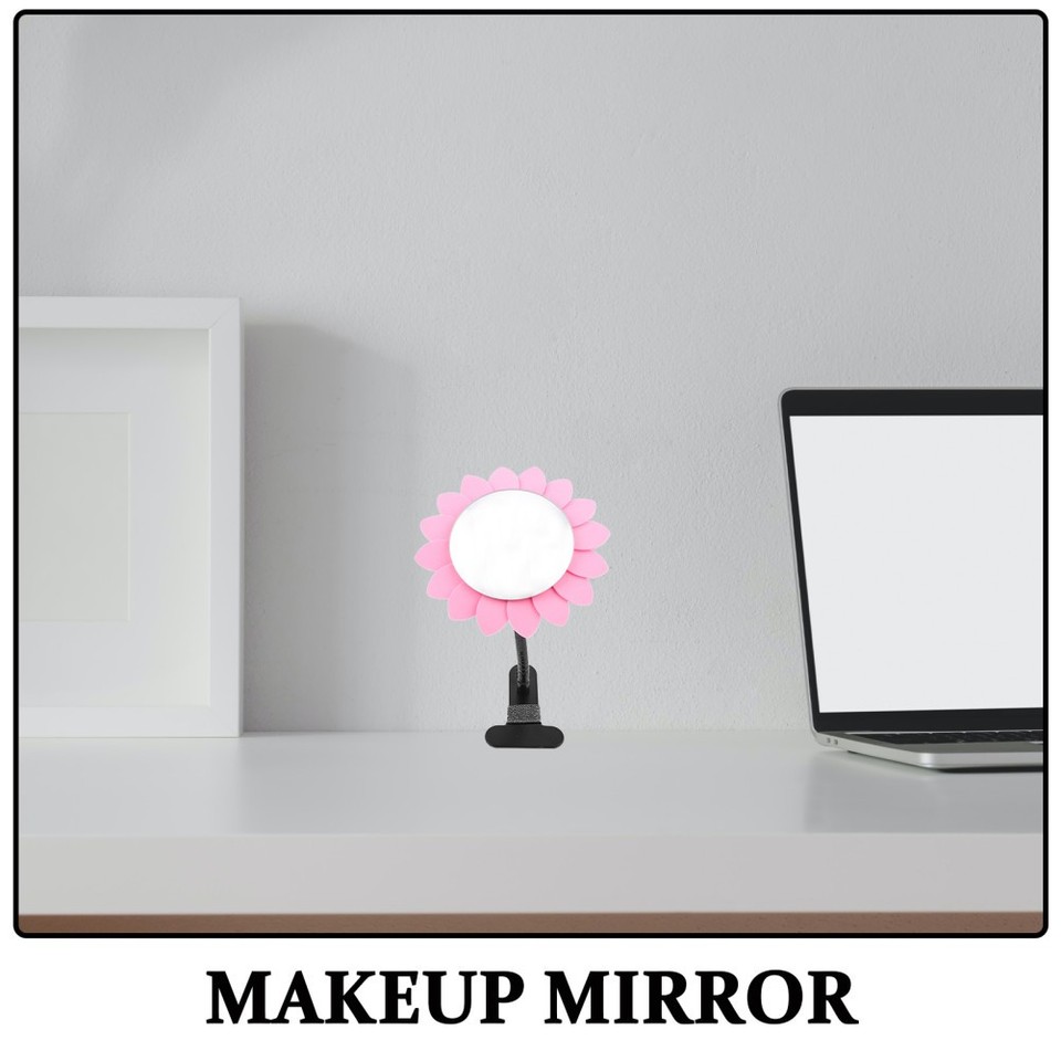 Clip On Cubicle Mirror Monitor Computer Rear-View Mirror For Personal ...