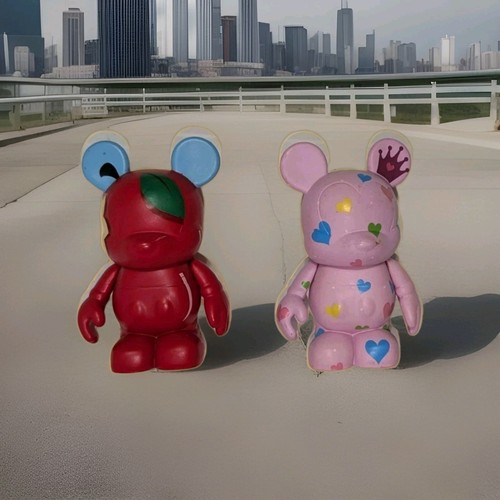 Disney Vinylmation Cutesters Crowned Hearts Lisa Badeen 3" Mickey Mouse ...
