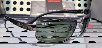 New Ray Ban RB3364 004/58 Sunglasses Gunmetal w/ 62mm Dark Green ...