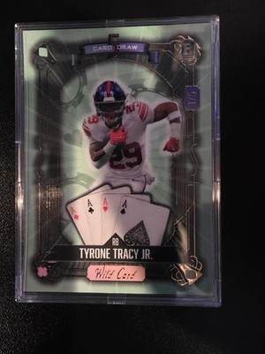 Tyrone Tracy Jr. 2024 Wild Card 5 Card Draw RC /5 New York Giants S5CDC ...