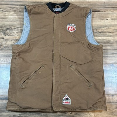 Bulwark FR Men LG Long |Brown| Water Resist Insulated Visible Button ...