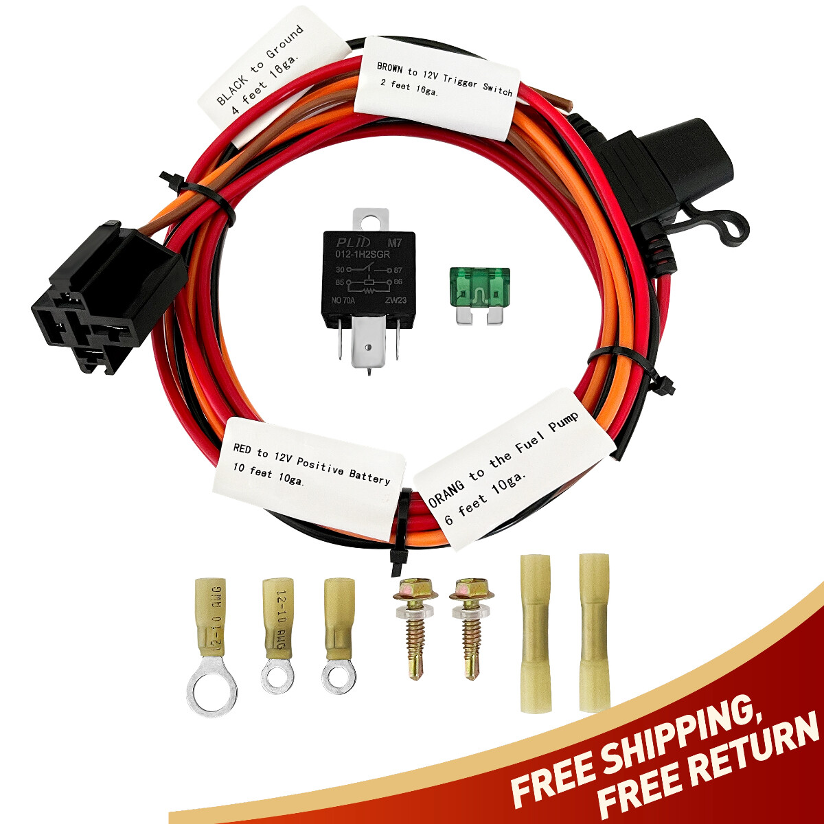 Electric Fuel Pump Relay Wiring FUEL PUMP RELAY SAFETY SWITCH 12V FOR