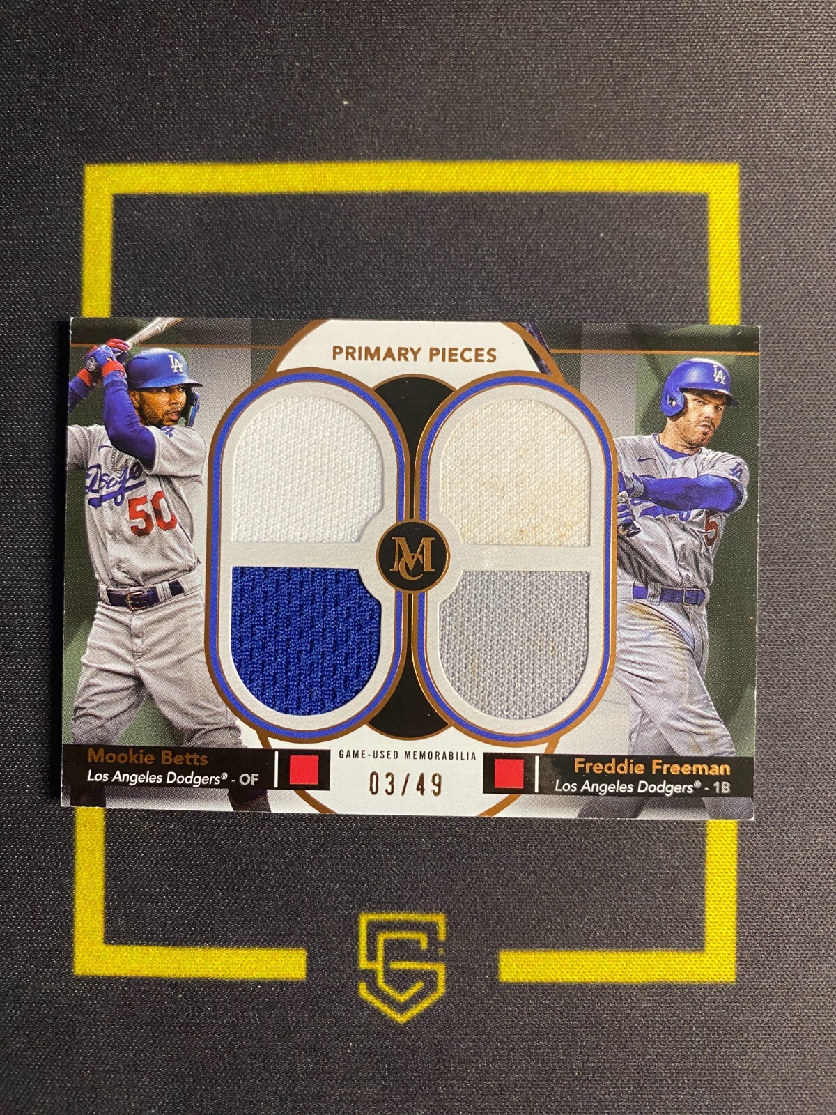 2024 Topps MC Dual Player Primary Pieces Quad Relic/49 M.Betts &F ...