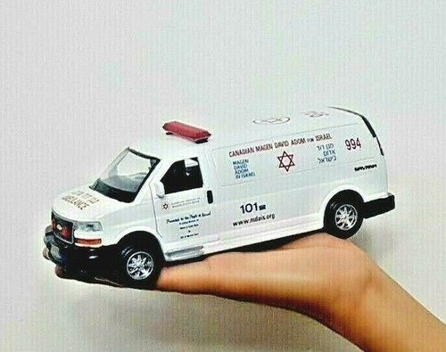 ambulance israel mda magen david adom basic life MODEL CAR SCALE 1:32 ...