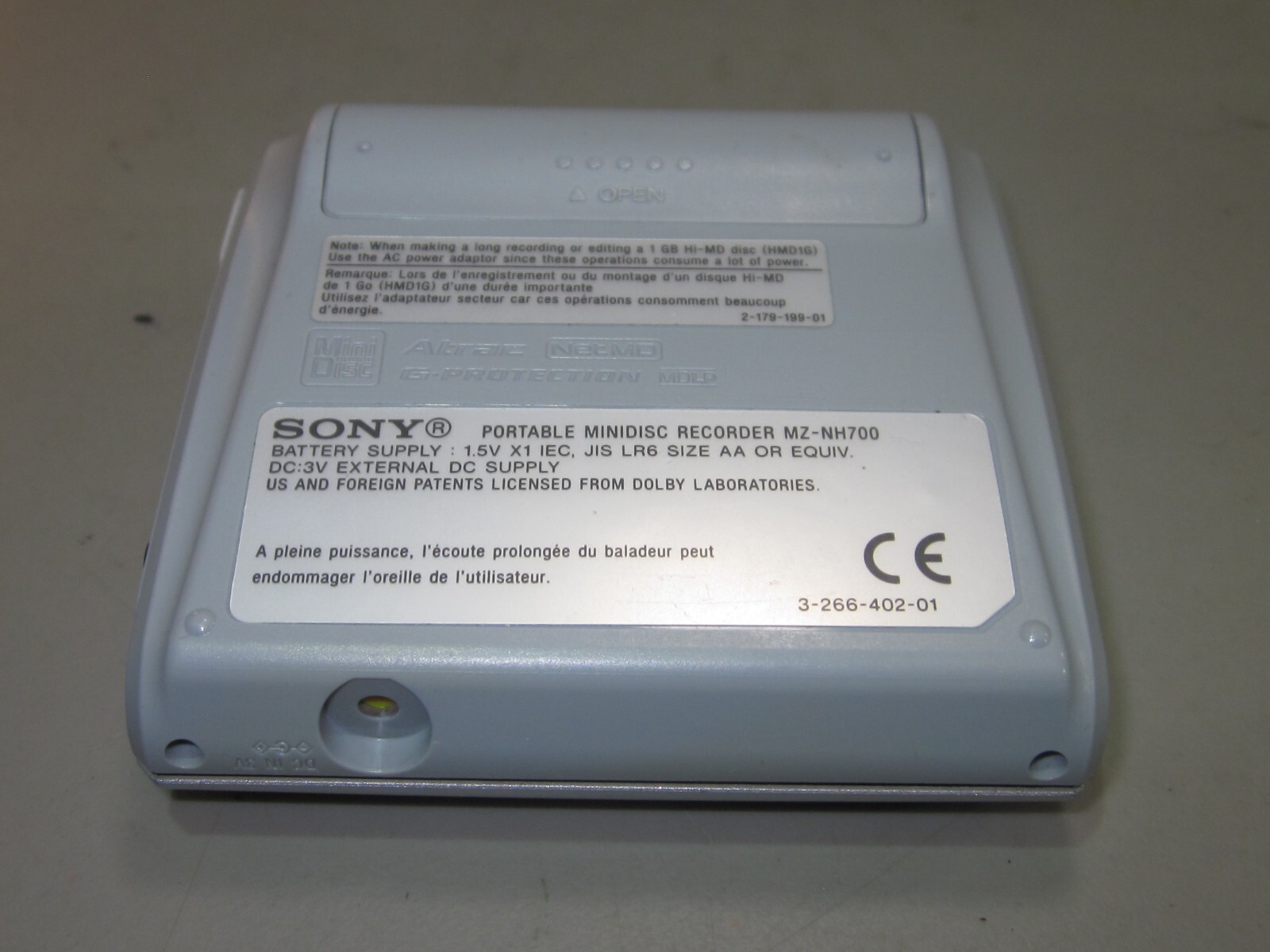 HI MINIDISC SONY MZ-NH700 ♫♪♫♪ HI-MD (5955) Walkman | eBay