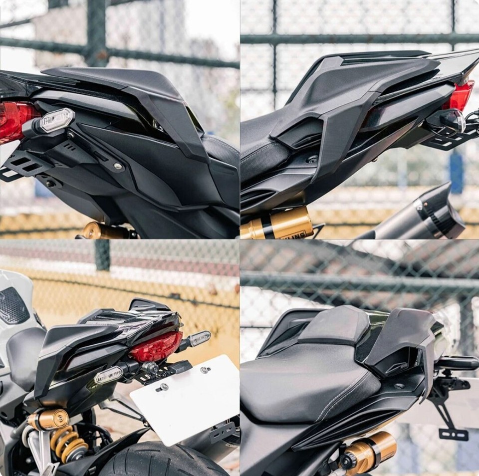 Rear Tail Winglets For Honda CB650R CBR650R 18-23 ABS Carbon Look | eBay