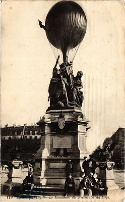 CPA PARIS 17e-Monument des Aéronautes du Siége (322483) | eBay