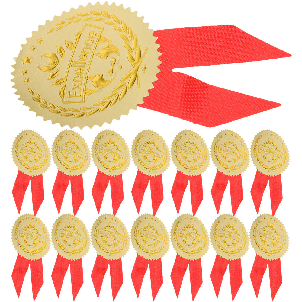 36 Set Graduation Commendation Paper Child Creative Medals Sticker | eBay