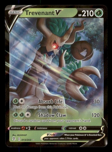 Trevenant V SWSH07: Evolving Skies #013/203 Ultra Rare | eBay