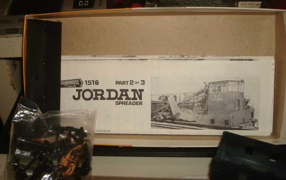 HO. ROUNDHOUSE. VINTAGE .3 IN 1 . JORDAN SPREADER. SNOW GRAB & TOOL C ...