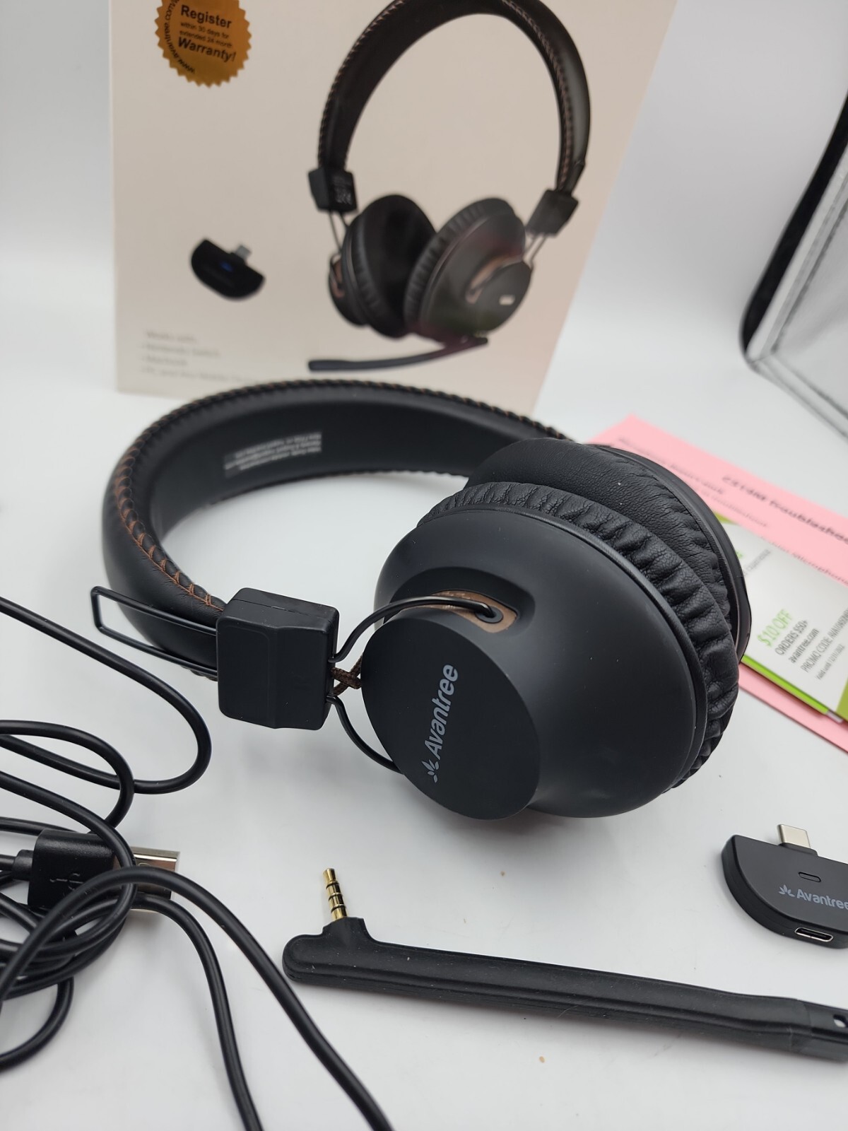 Avantree C519M PNP Noise Cancelling Gaming Headset W/ Microphone -NO ...