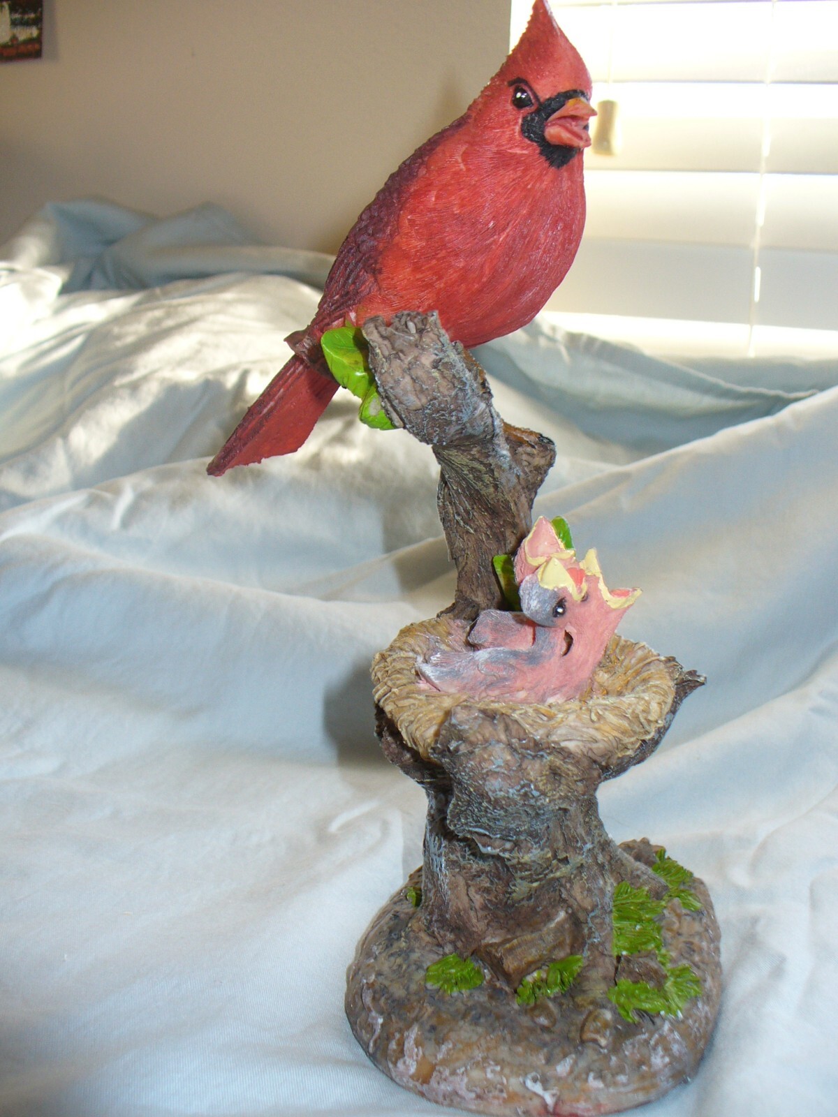 9 - inch Nesting Mother Cardinal Resin Figurine New in Box | eBay