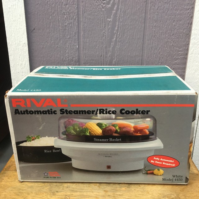 Rival Electric Automatic Vegetable Steamer and Rice Cooker Model # 4450 ...