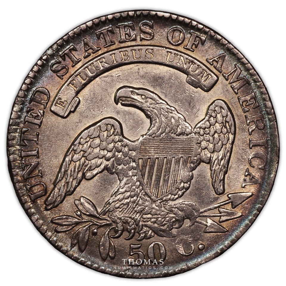 Coin - United States - 50 Cents Capped Bust - 1833 Philadelphia Silver ...