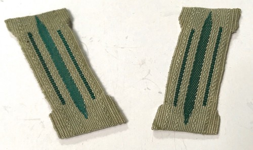 WWII GERMAN HEER ARMY TUNIC BACKED COLLAR TABS LITZEN-EARLY GENERIC | eBay