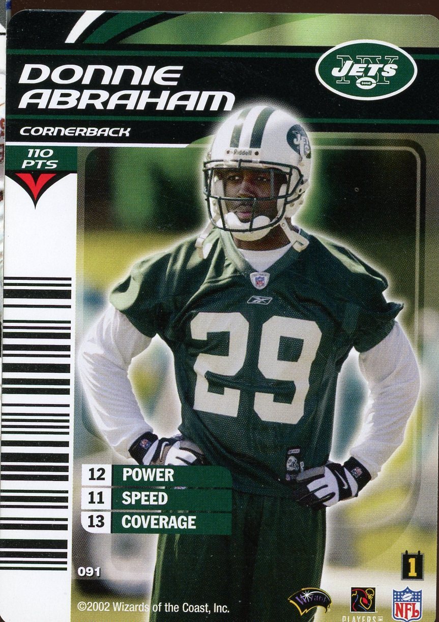 2003 NFL Showdown DONNIE ABRAHAM JETS #091 | eBay