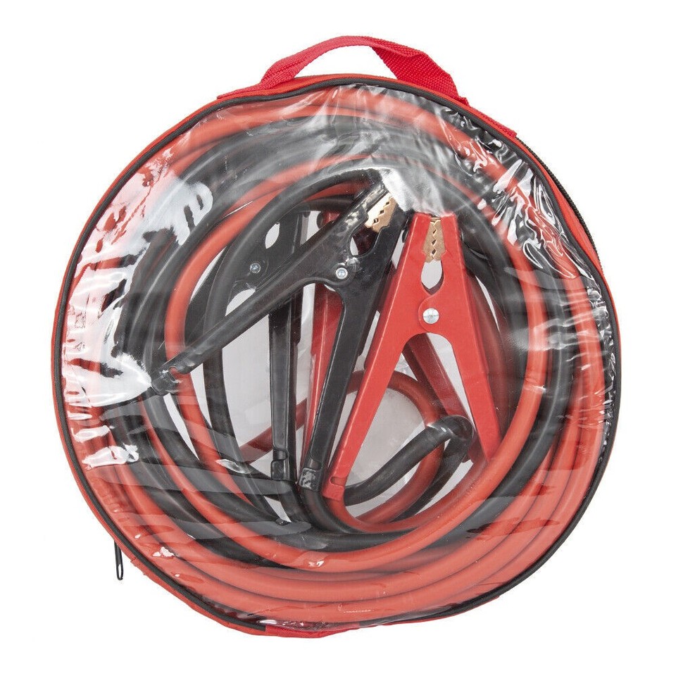 Heavy Duty Jumper Booster Cable 500Amp Wire 4Gauge 16Feet Emergency ...