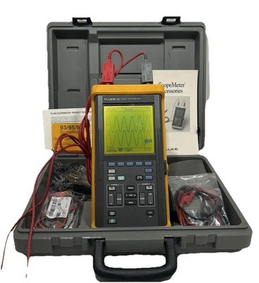 Fluke 93 Auto Scopemeter Dual Trace 50 MHz Handheld Oscilloscope ...