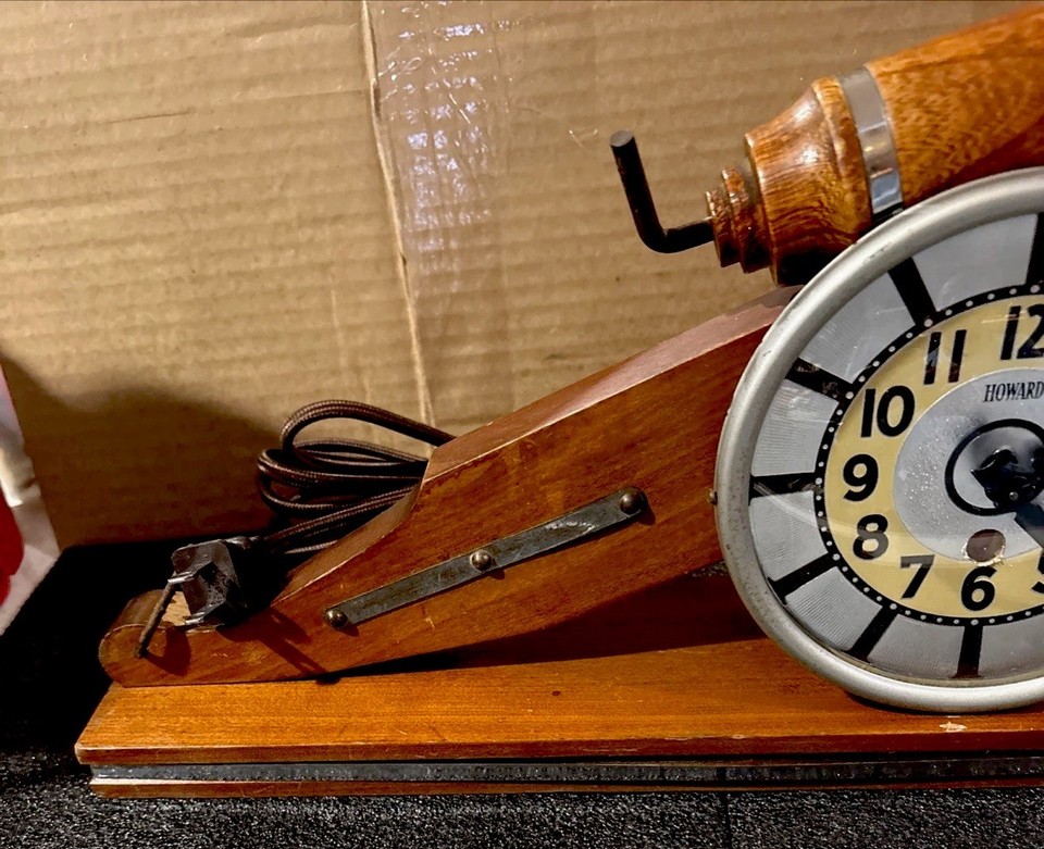 Vintage 1940’s Artillery Military Cannon Clock By Howard Clock Company ...