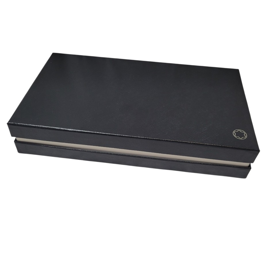 Mont Blanc Gift Box Empty Black Mens Accessory Storage Organizer ...