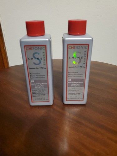 LOT OF 2 Chi Ionic Shine Shades 8b Liquid Hair Color 3 Oz 8b Medium ...